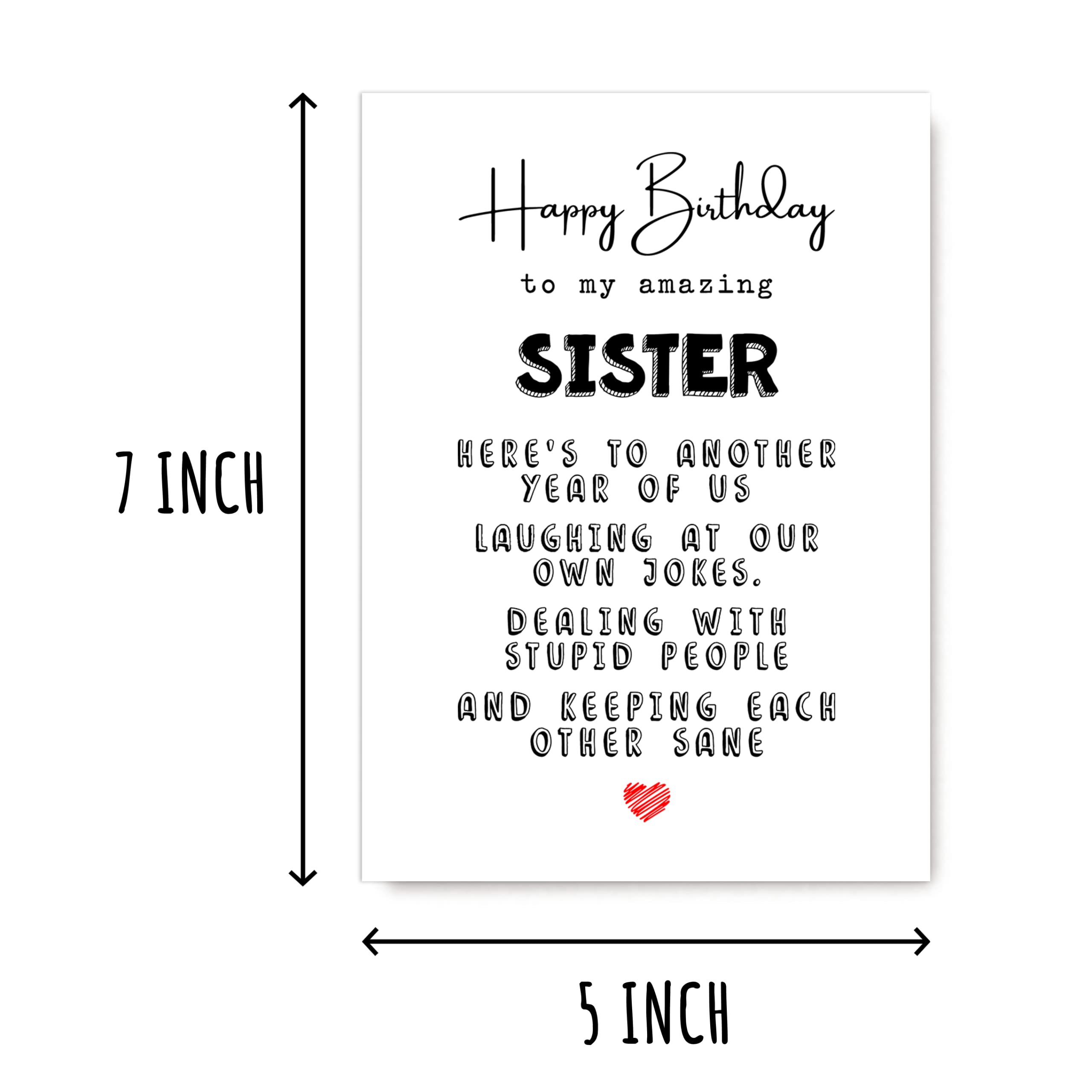 KrysDesigns Happy Birthday Card, 5 x 7 inches, Blank inside, Envelope included