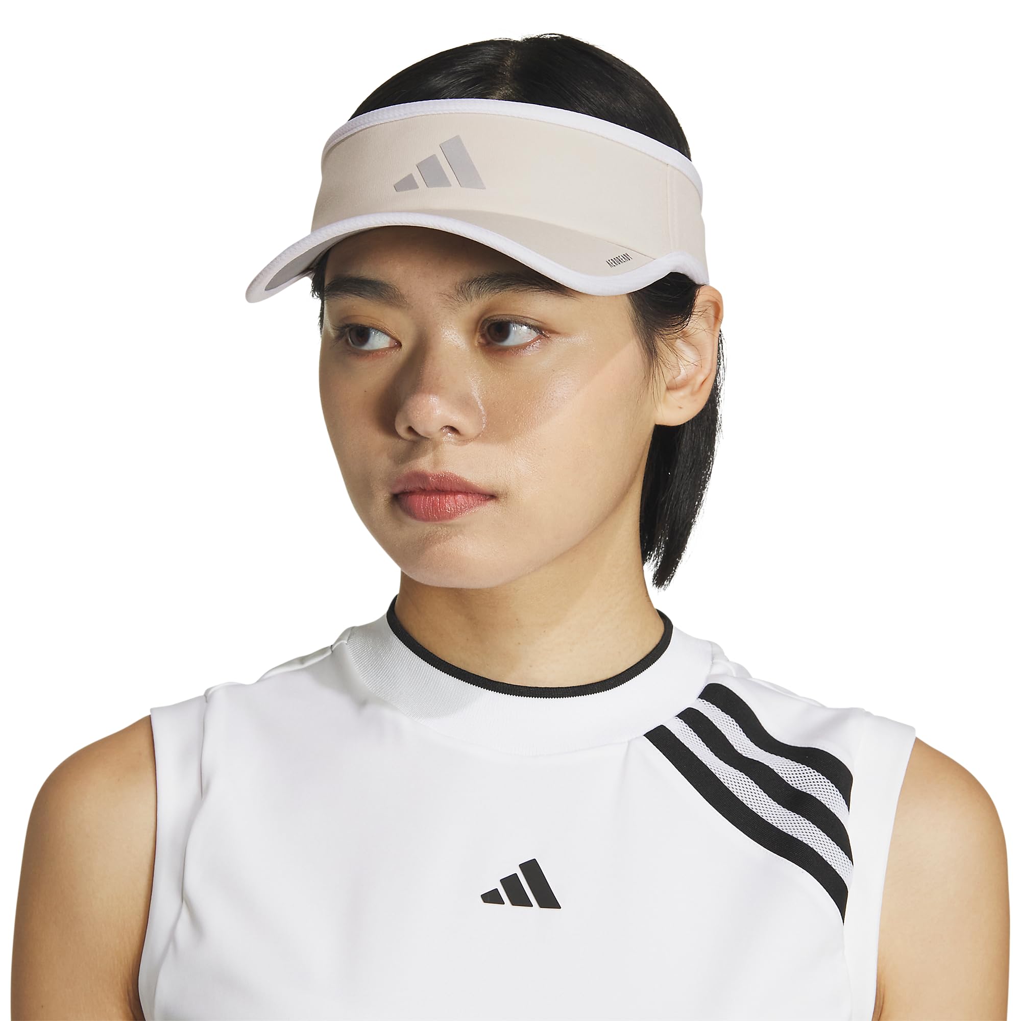 adidas womens Superlite Performance visors headwear, Wonder Mauve Pink/Gilver, One Size US