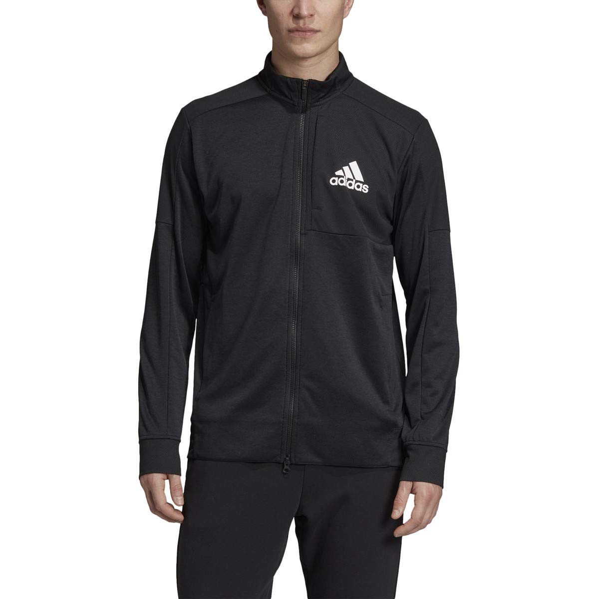 adidas Men's Team Issue Bomber Jacket (X-Large) Black