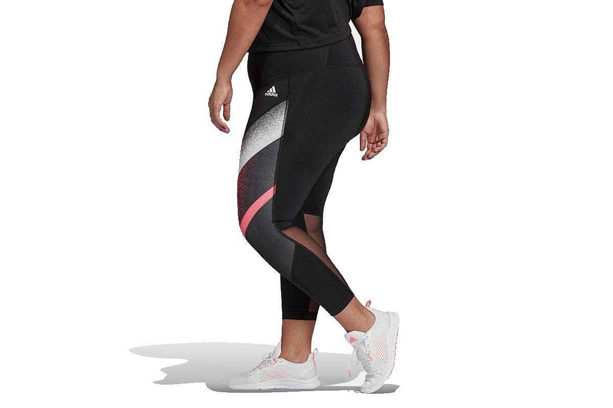 adidas womens Unleash Confidence FeelBrilliant 7/8 Tights Team Royal Blue/White 1X