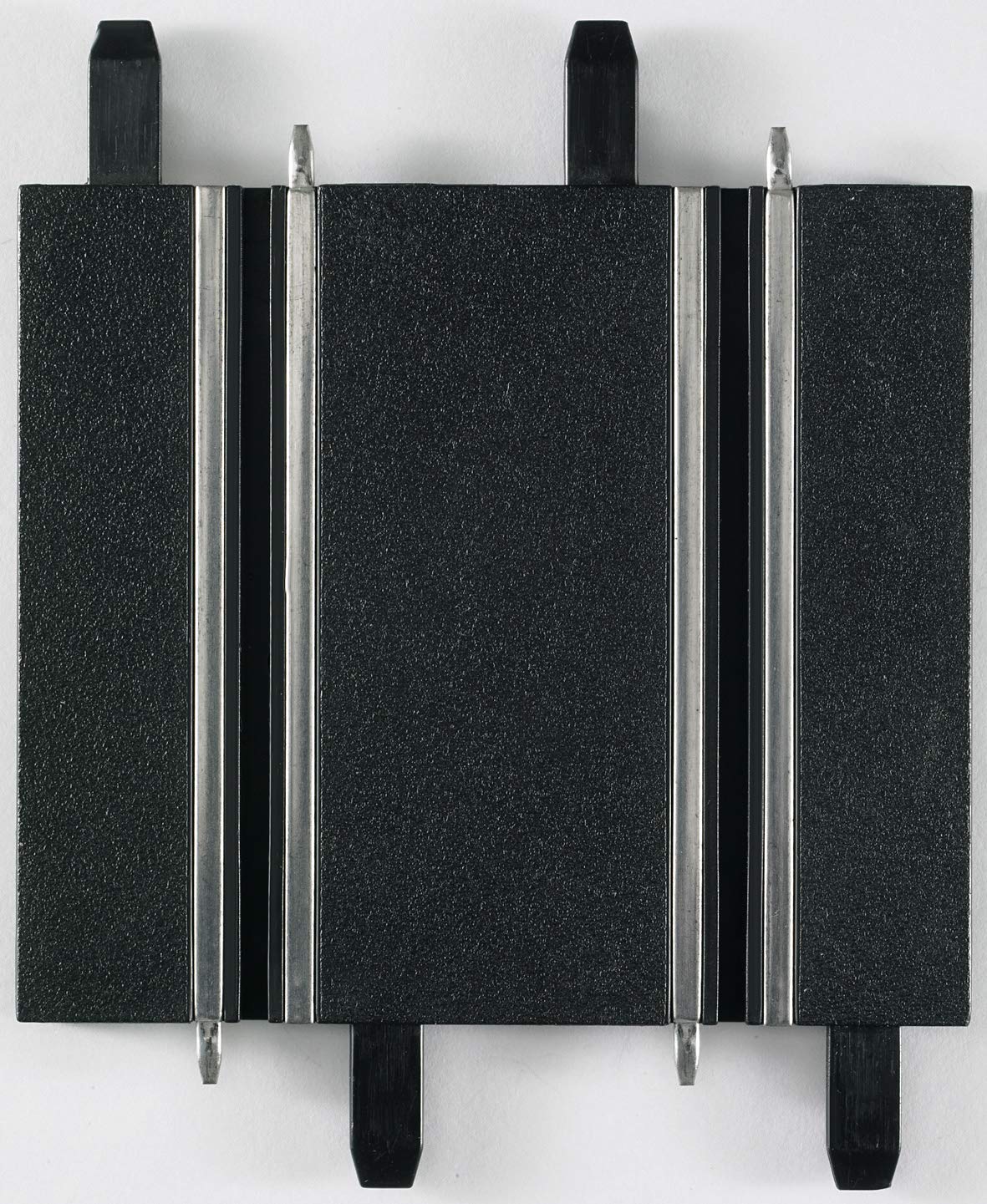 Carrera 20061658 61658 Straight Track (6 Pack) Section Add On Track Parts for Go!!! & Digital 143 Slot Car Racing Sets, Black