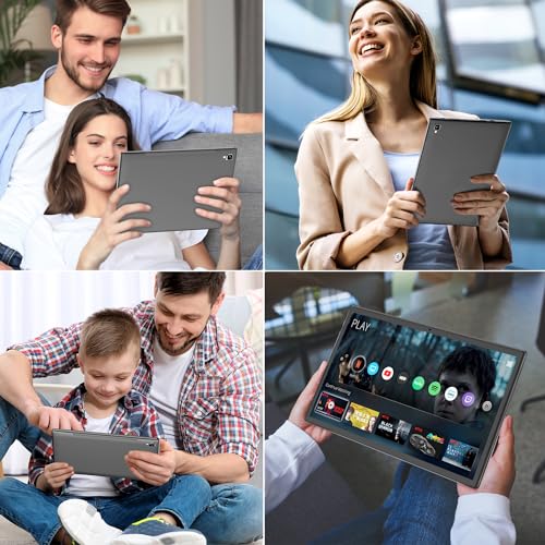 Android Tablet 10 inch with Case, Android 12 Tablet, 6GB RAM 64GB ROM, 512GB Expand Android Tablet with Dual Camera, 5G & 2.4G WiFi, Bluetooth, 8000mAh, HD Touch Screen, Google GMS Certified
