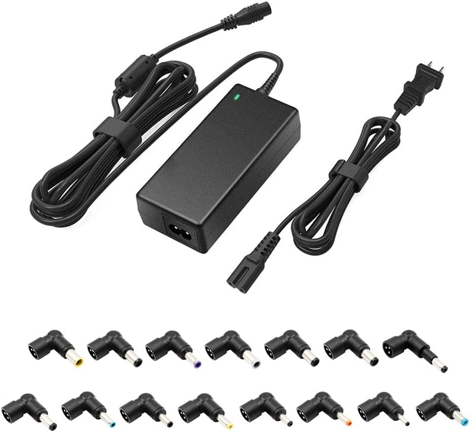 Belker 65w 45w Universal Laptop Charger AC Adapter Power Supply Cord Compatible with Dell Hp Asus Lenovo IBM Acer Toshiba Samsung Sony Compaq Fujitsu LG JBL Notebook Chromebook Ultrabook A