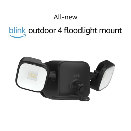 All-New Blink Outdoor 4 Floodlight Mount β Wire-free, 700 lumens, two-year battery life, set up in minutes