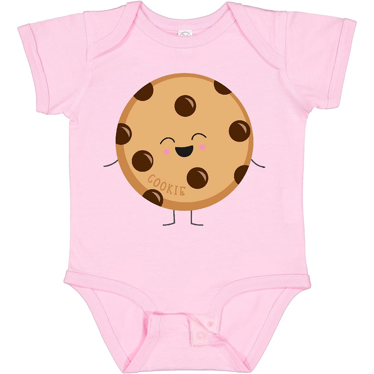 inktastic Cute Kawaii Cookie Baby Bodysuit 6 Months 0080 Pink 31d11