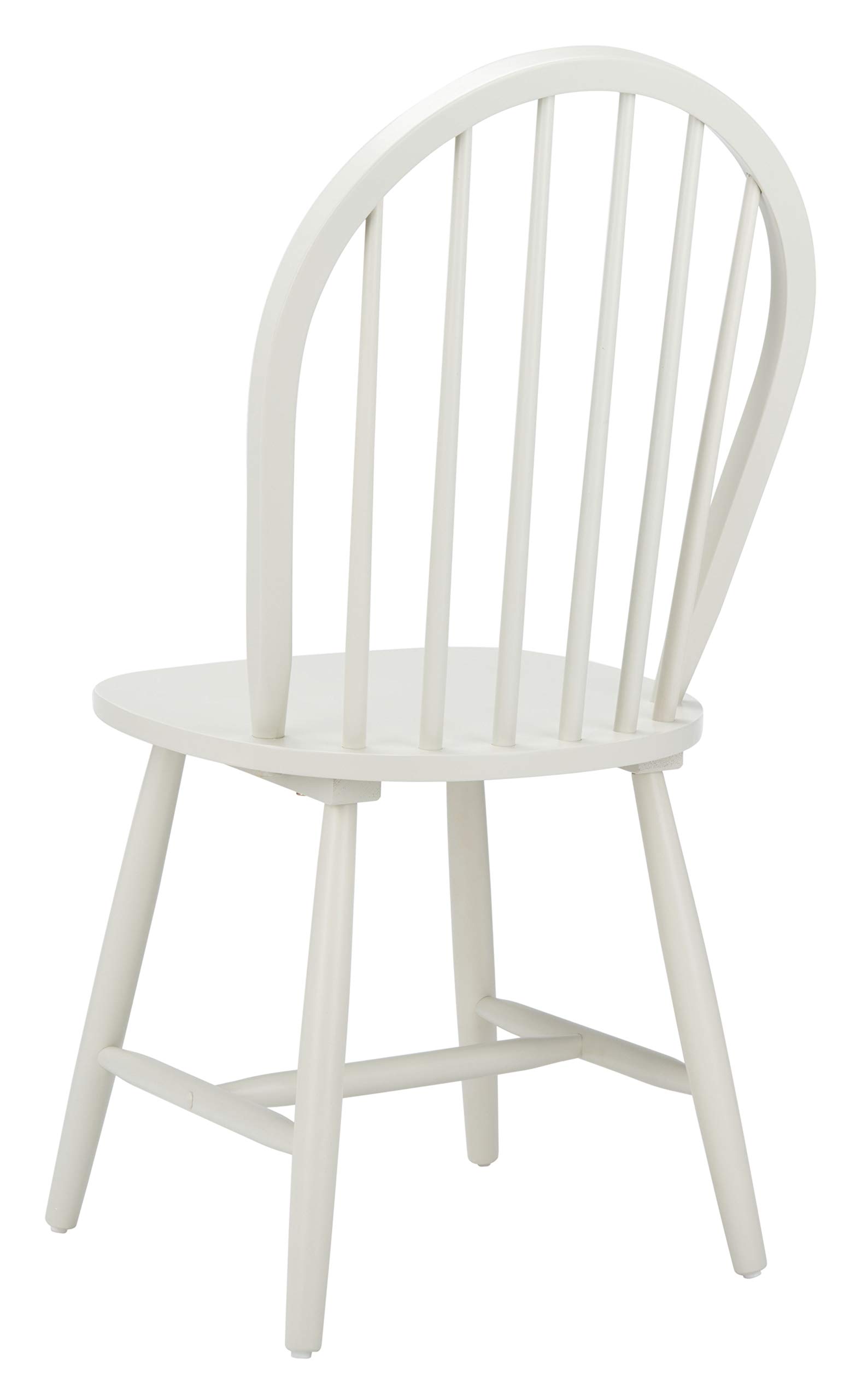 Safavieh Home Camden Farmhouse Off-White Spindle Back Dining Chair, Set of 2