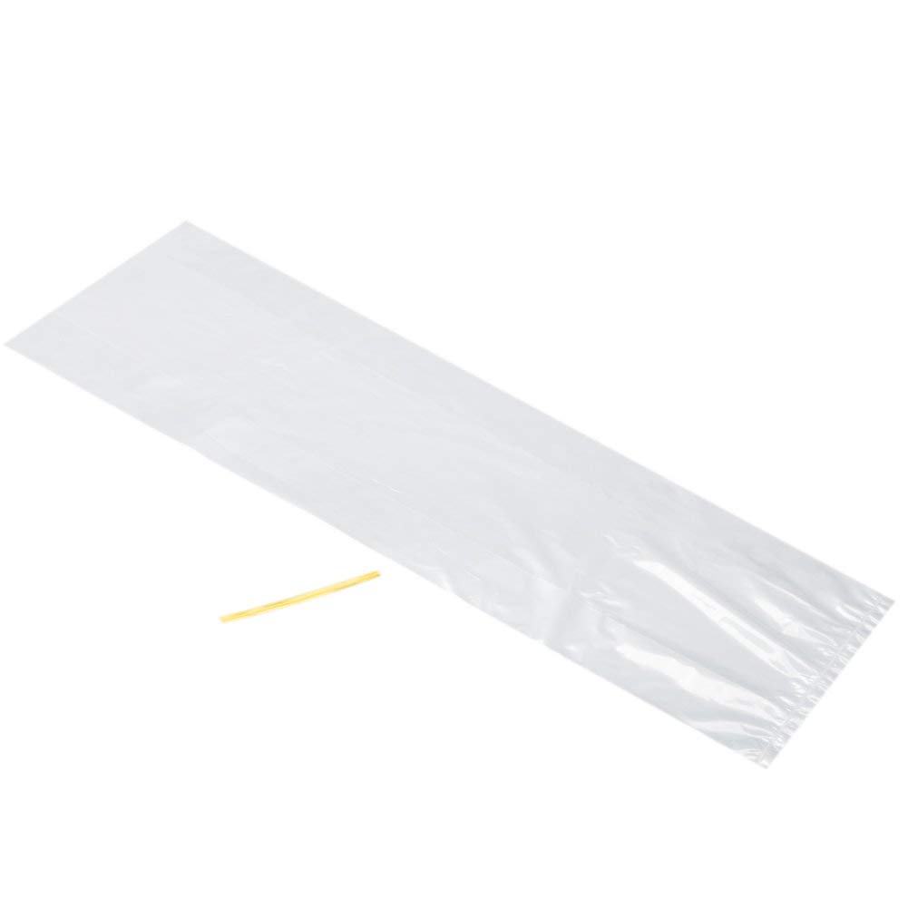Belinlen 200 Count Bread Loaf Bags With Free Twist Ties (200 Pack)