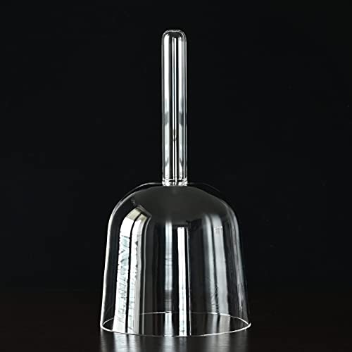 7 Inch F Note Hollow Handle Clear Quartz Crystal Singing Bowl With Handle Case