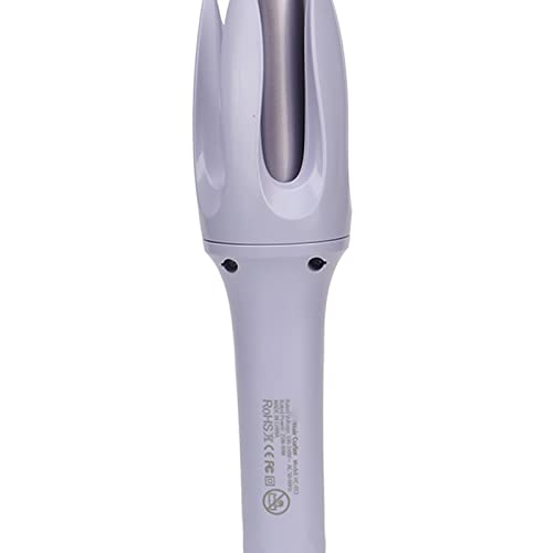 Automatic Ceramic Curling Iron Wand Prevent Scalding Negative Ion Automatic Curling Iron Hair Styling Fast Heating 100-240V for Home for Lady (US Plug)