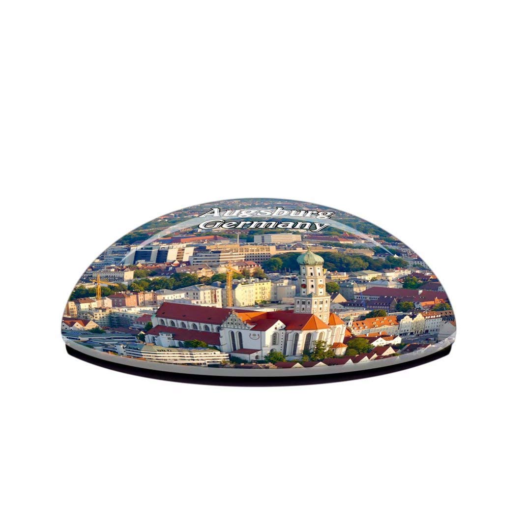 Augsburg Skyline Germany Magnet Travel Souvenir 3D Crystal Glass Collection Gift Fridge Refrigerator Magnet
