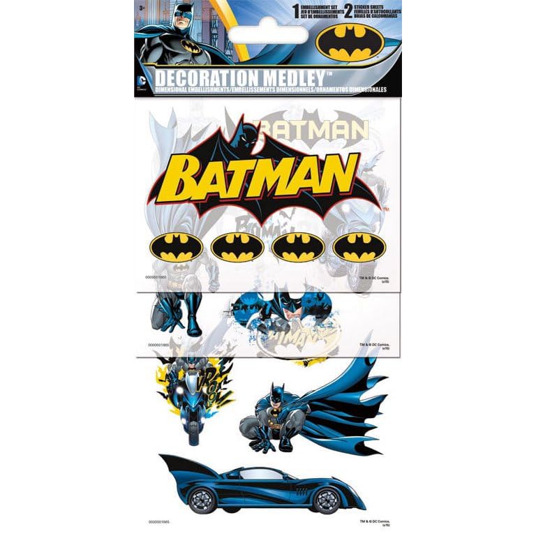 Detective Store DC Comics Batman Fleece Blanket Bundle - Batman Blanket Bundle with Batman Socks, Stickers and More for Kids Adults Children (Batman Bed) 45” x 60”