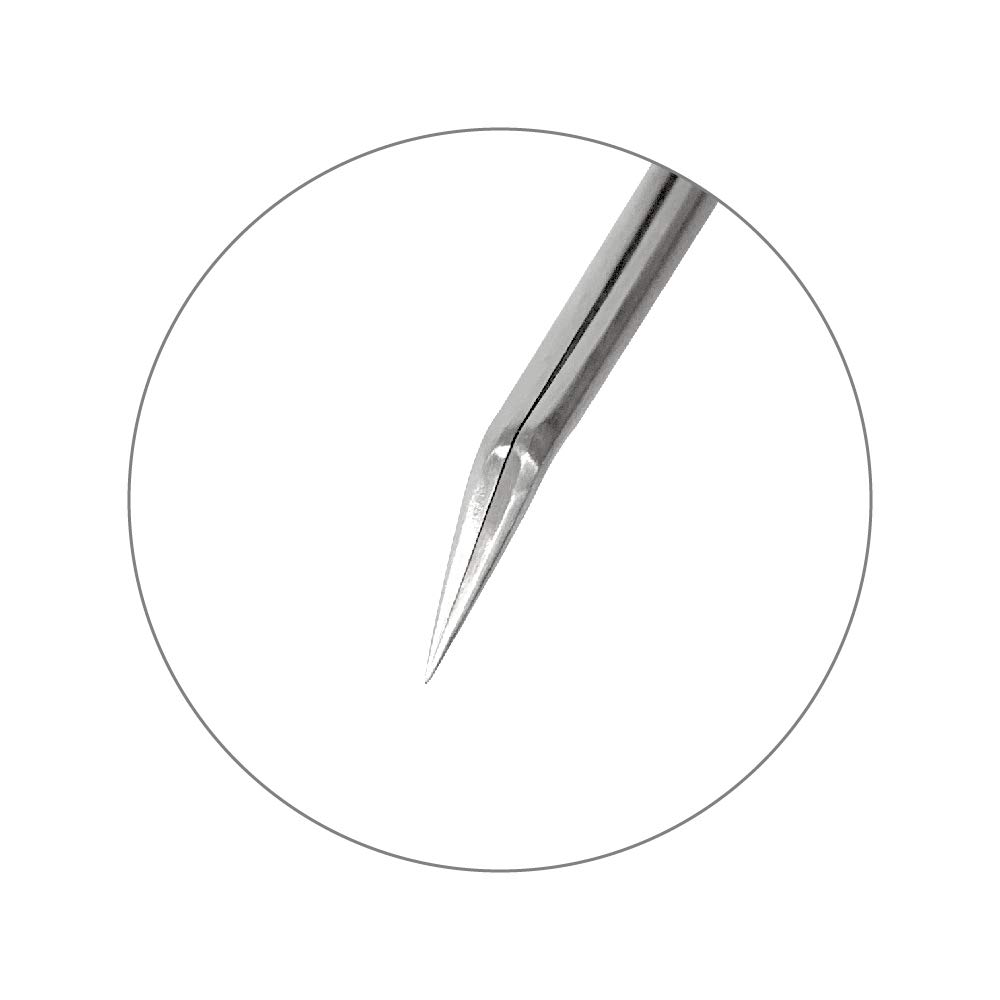 JOVISA T-6Ds Tweezer Made In Japan Eyelash Extension Tweezers for Mega Volume And 3D 6D Mink Eyelash, SUS 304 Stainless Steel Straight Angled Tip False Eyelash Extension Supplies