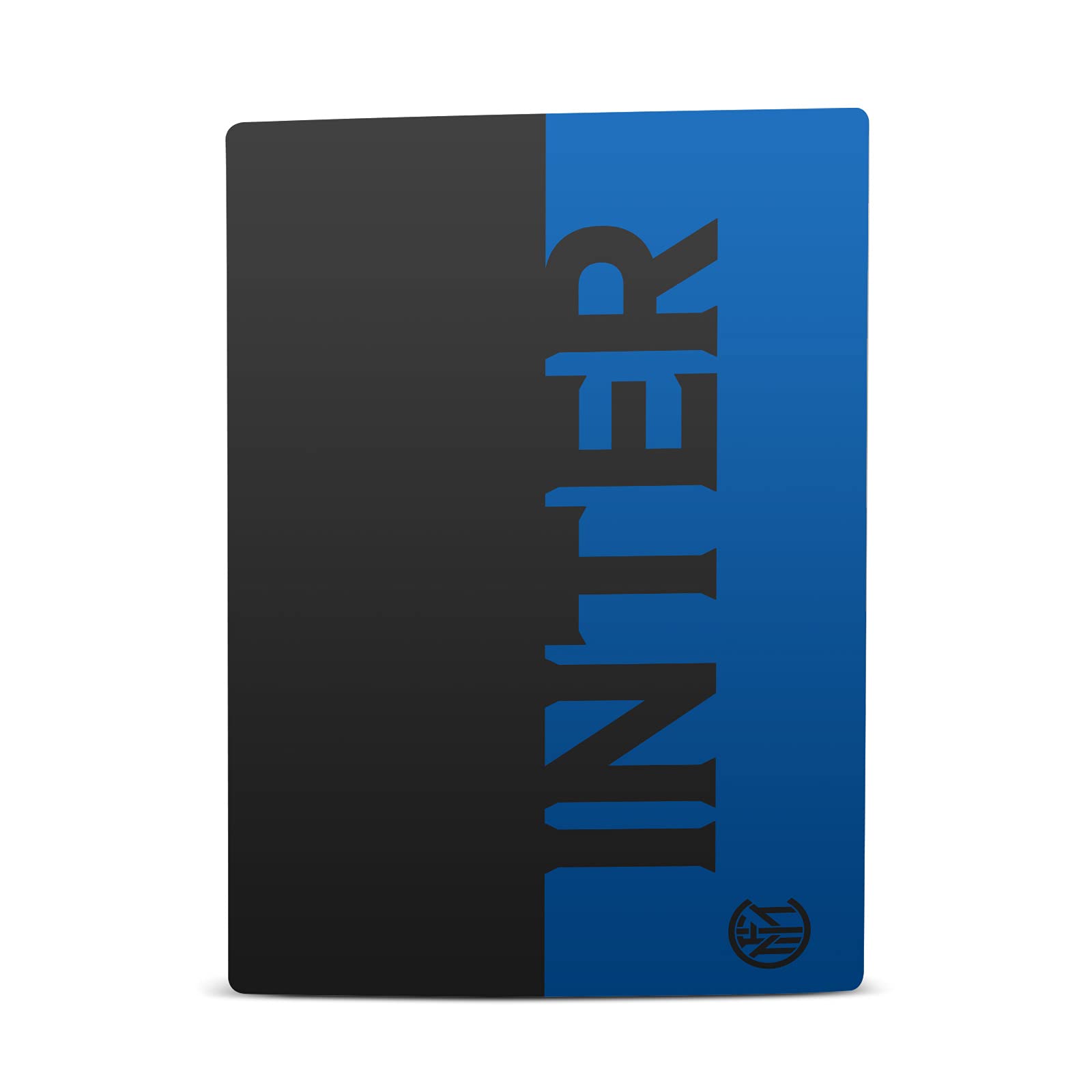 Head Case Designs Officially Licensed Inter Milan Blue and Black Full Logo Vinyl Faceplate Gaming Skin Decal Compatible With Sony PlayStation 5 PS5 Digital Edition Console and DualSense Controller