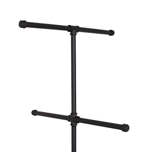 Industrial Pipe 4-Way Clothing Rack by William Robert's Vintage