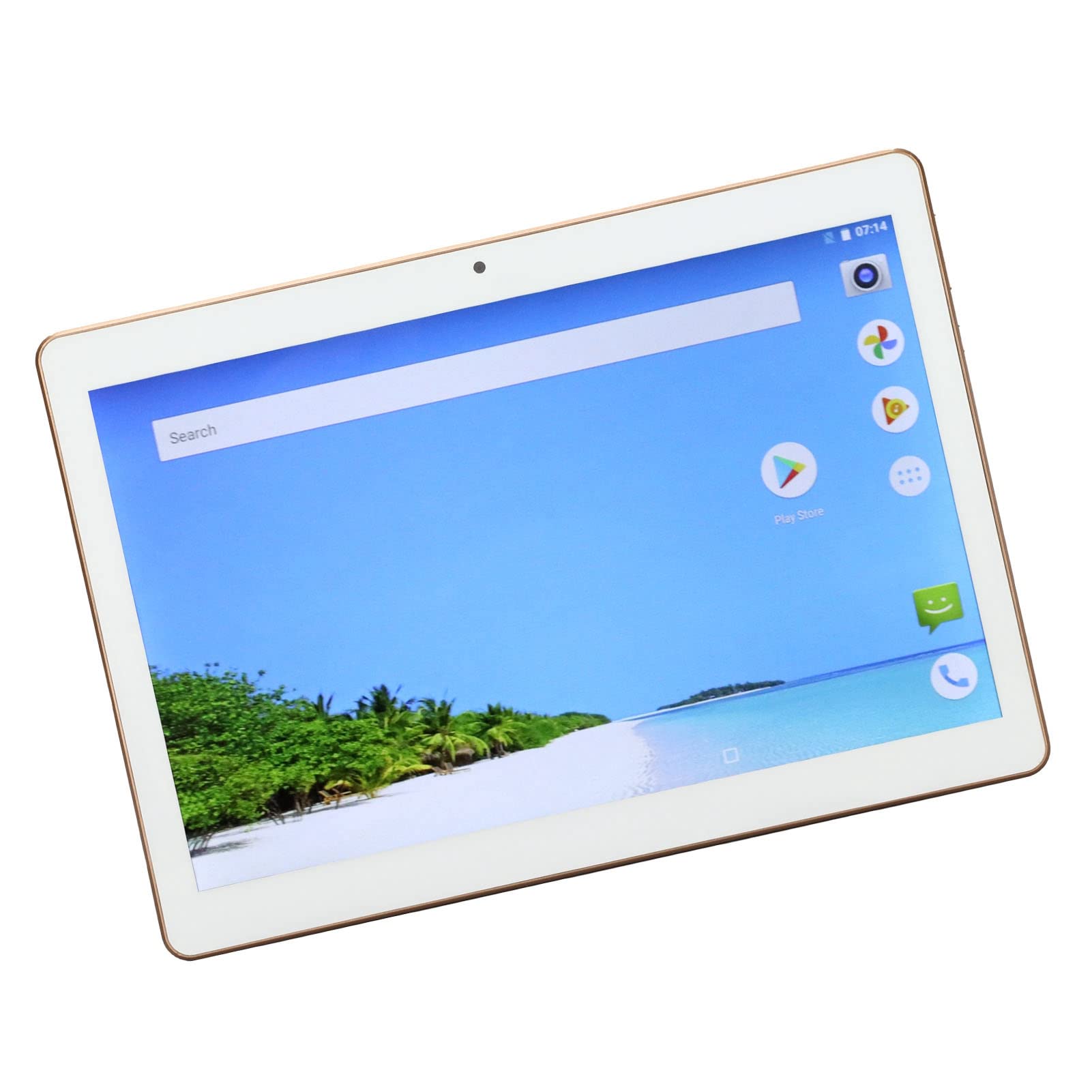 ANGGREK 10.1in Tablet 1280x800 HD, 2GB RAM, 32GB ROM, Dual Card Dual Standby, White, 8.0, 100 to 240V (US Plug)