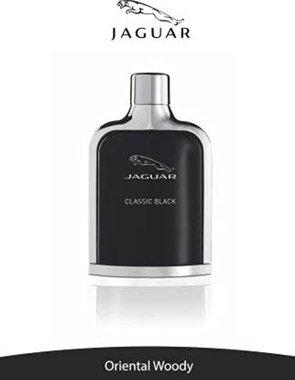 Jaguar Classic Black Eau De Toilette Spray 3.4 Oz/ 100 Ml for Men By 3.4 Fl Oz