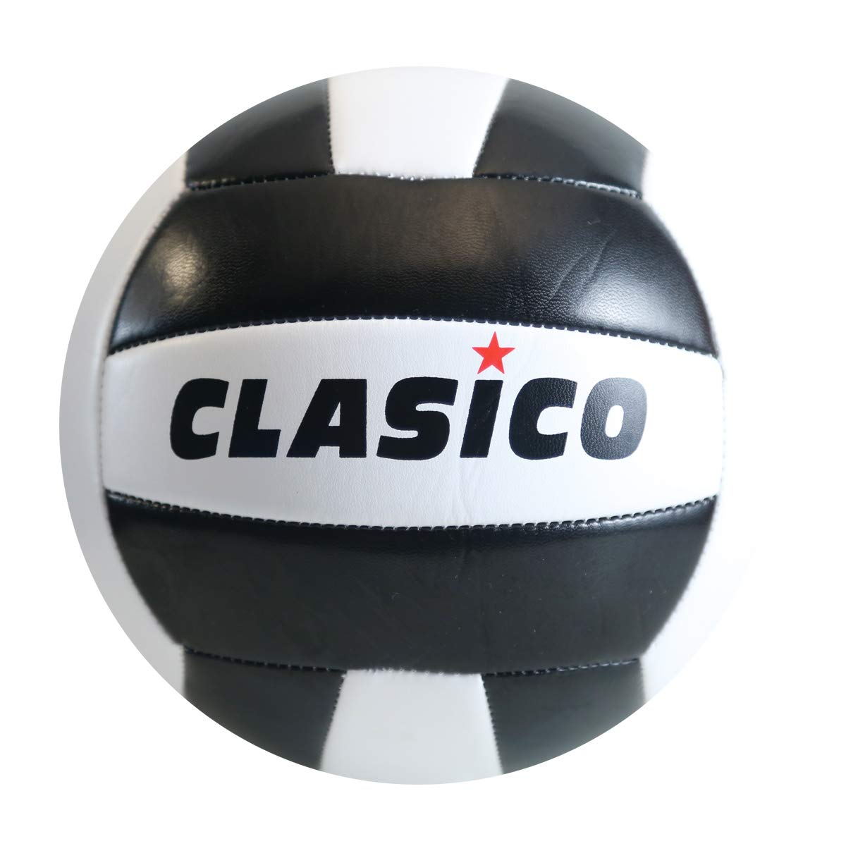Actvivid Clasico Outdoor Beach Volleyball Gifts for Childs,Come with Pump and Needle (Black)