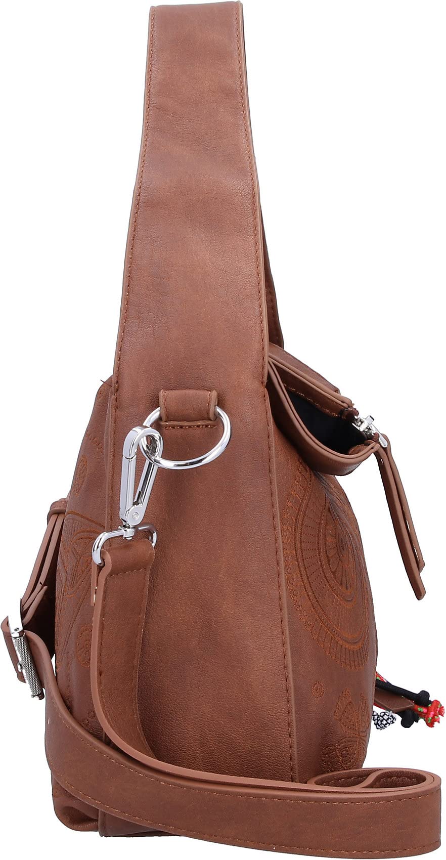Desigual womens Hand Bag, Brown, U US