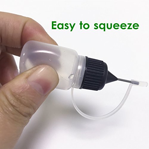 JOYWEE (30 Pack, 5ml) Needle Bottle dropper bottle eliquid bottle liquid bottle squeeze bottle Steel Needle TIP Dropper Bottle