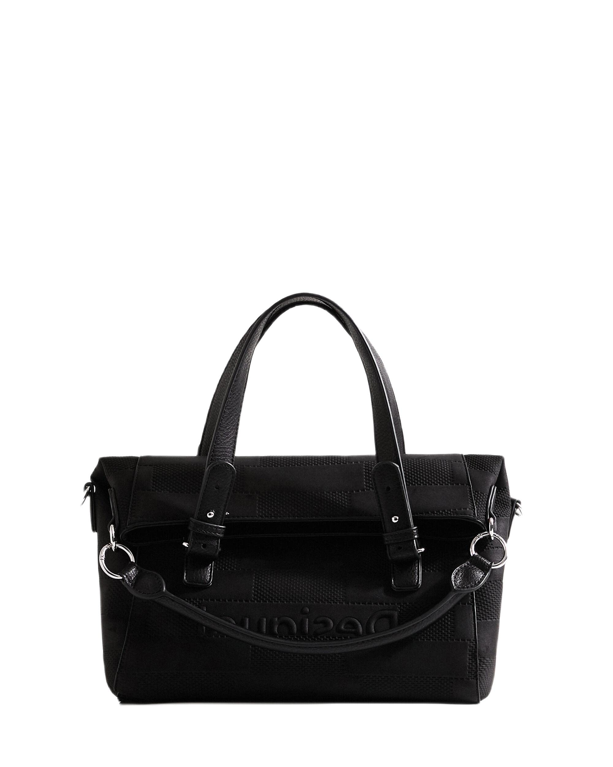 Desigual woMens Casual Hand Bag, Black, U US