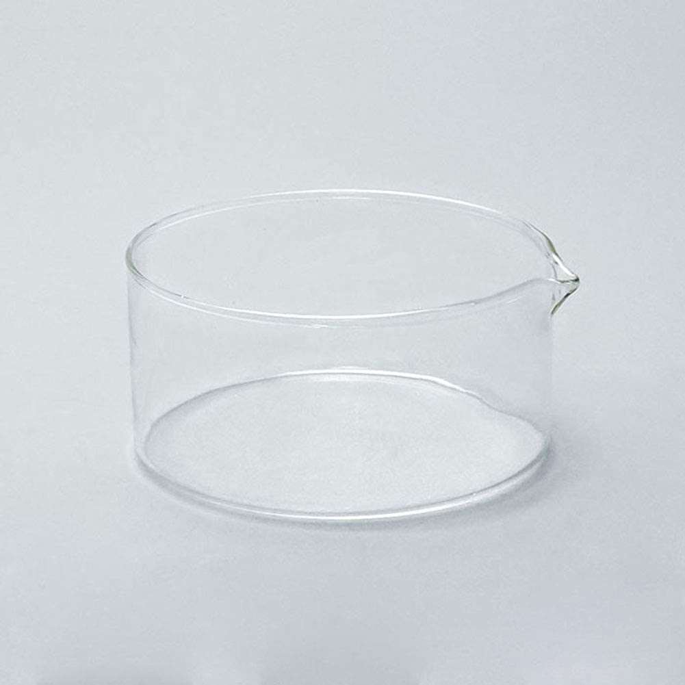 JRLGD 6Pcs Crystallizing Dish - 100mm OD, Borosilicate Glass Evaporation Dish with Spout