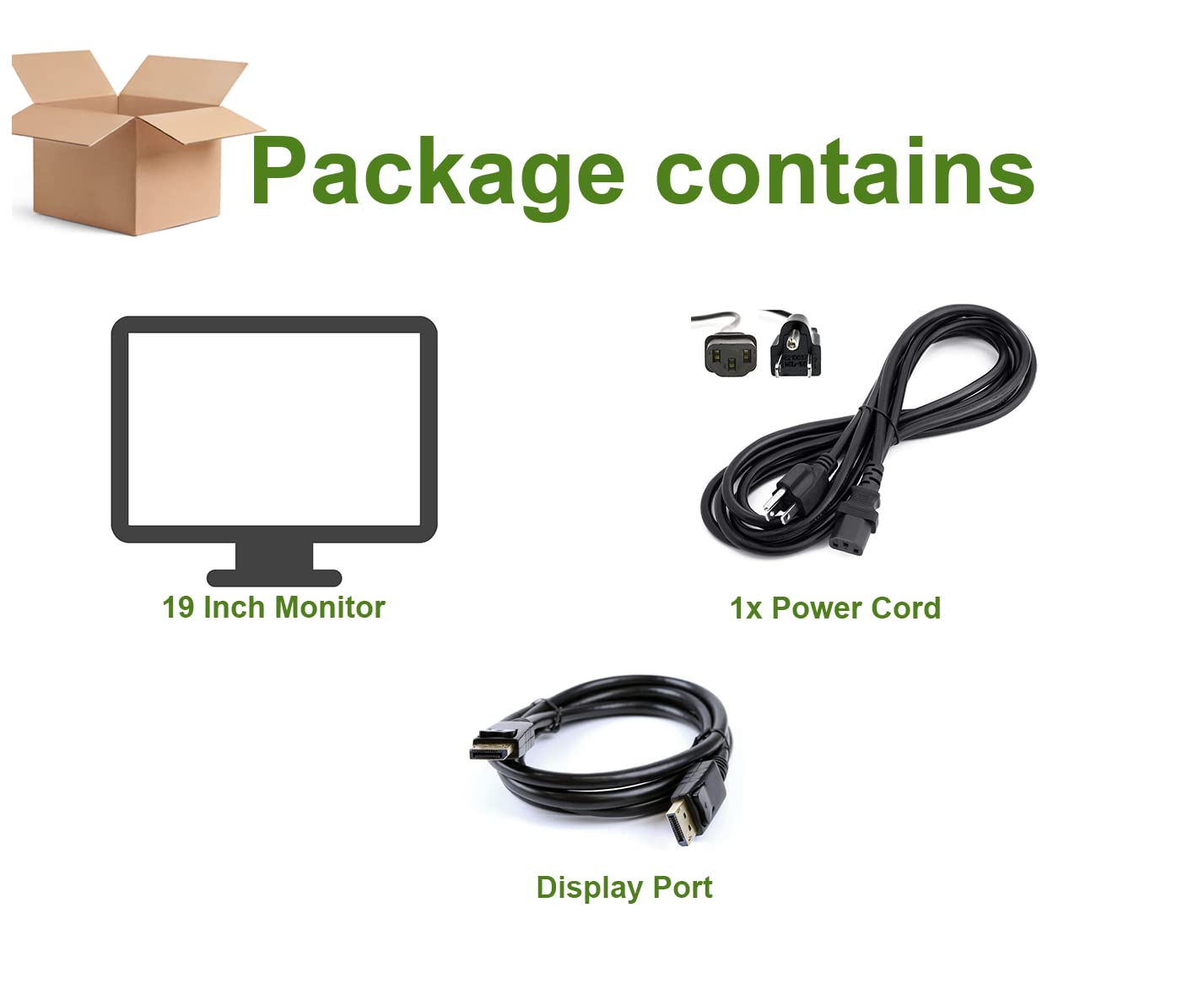 Dell P1913T Wide Screen 19 inch Desktop Computer Tower Monitor for Home Office, LED Backlit Display, (VGA, Display, DVI Ports) 5ms Response time (Renewed)