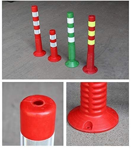 BREWIX Parking Post, Parking Barrier, for Parking Lot Plastic Parking Bollards for Traffic Cones in Lanes Without Commercial Or Private Parking Spaces Parking Bollards Parking (Size : 450x80mm)