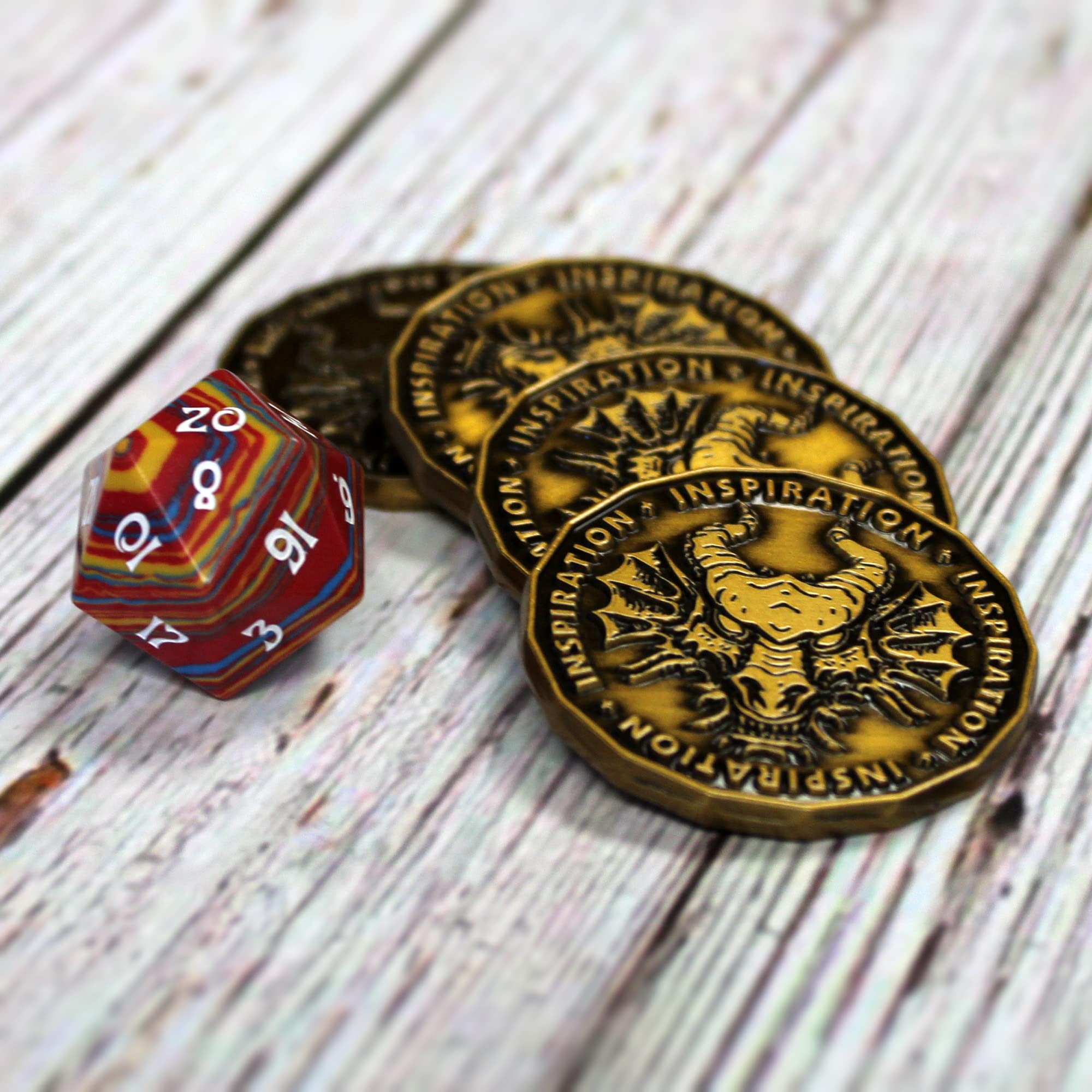 Dice Dungeons Inspiration Coin Token - Single