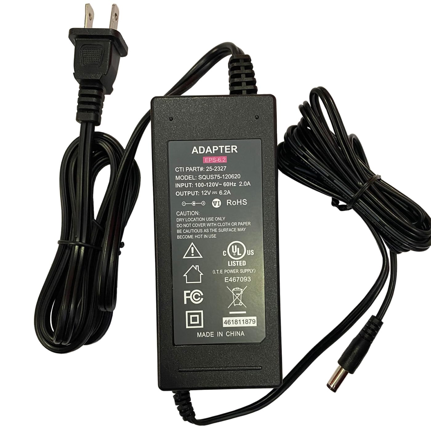 UpBright 12V AC/DC Adapter Compatible with MSI Optix MAG271R MAG273 MAG273R MAG271V 27" MAG321CQR 3KA3 AG32CV 31.5" Curved LED Gaming Monitor MAG 271R 273 273R 271V 321CQR AG 32CV 4A 5A Power Supply