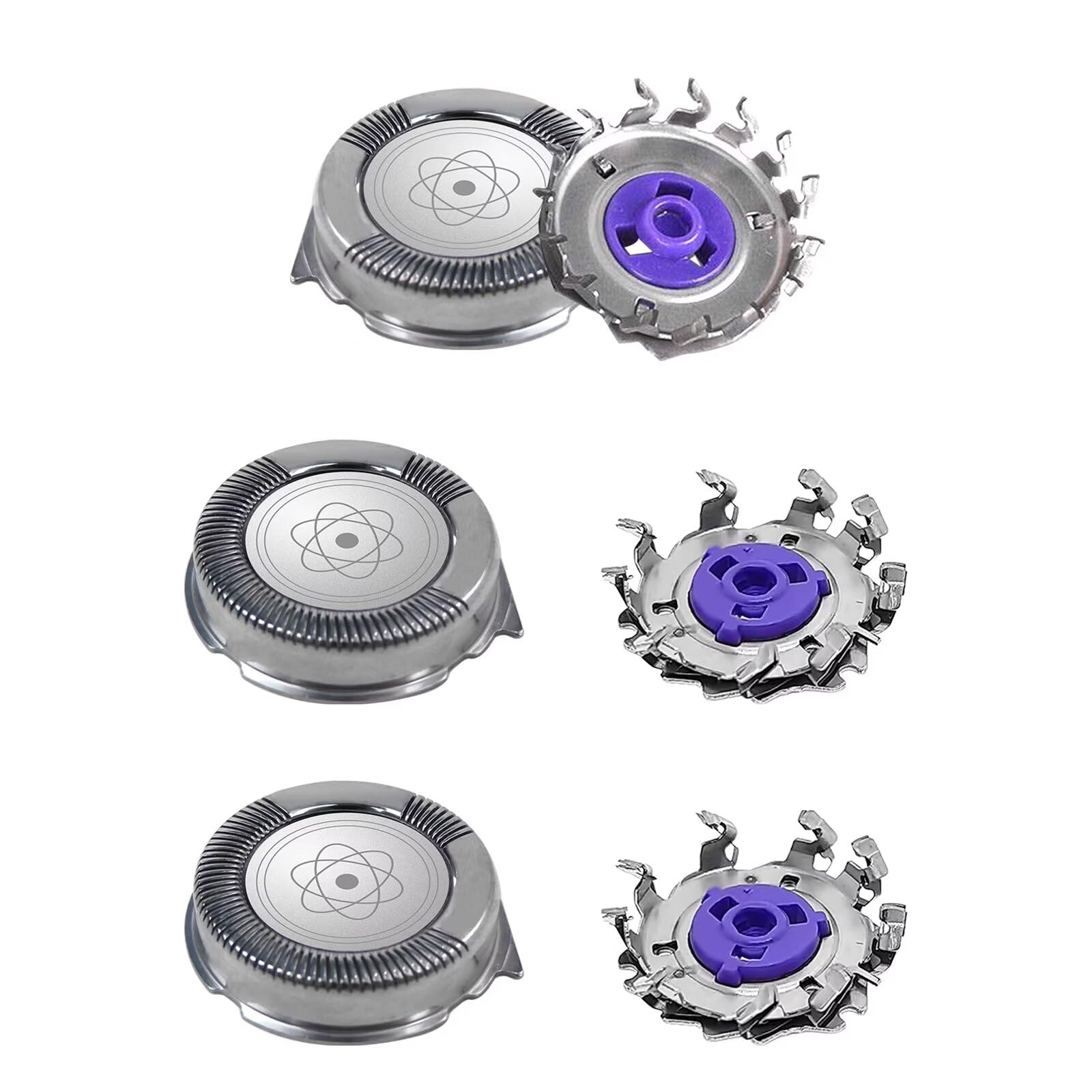 Set of 3 Replacement Shaver Head Blades for Norelco Philips AT814 7810XL 7812XL 7380XL 7350XL