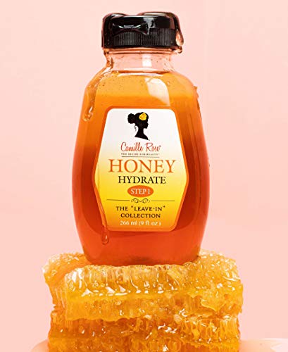 Camille Rose Honey Hydrate “The Leave-In Collection” | Hair Softening, Smoothing and Conditioning Leave-In, 9 fl oz