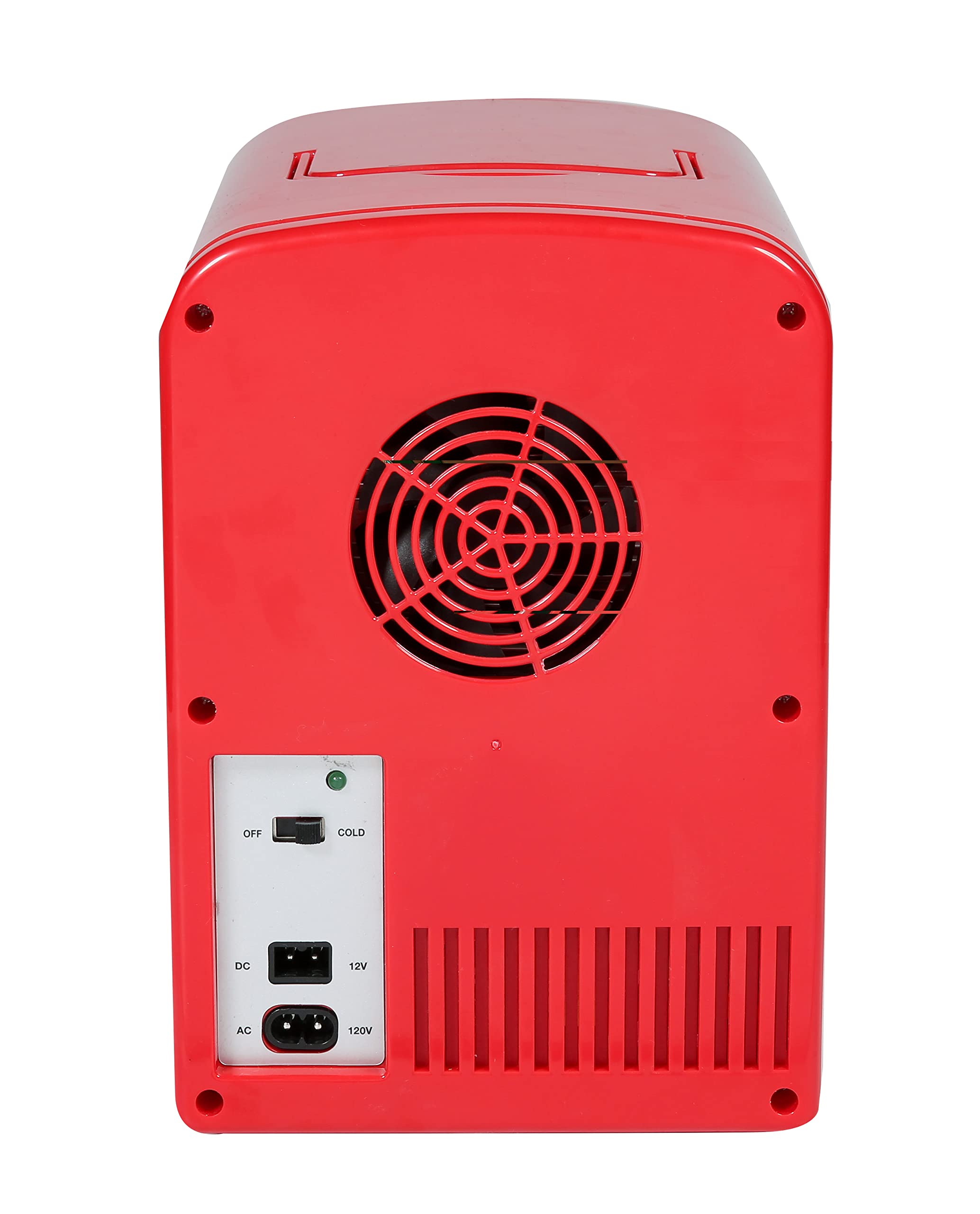 Frigidaire EFMIS175-RED Portable Mini Fridge-Retro Extra Large 9-Can Travel Compact Refrigerator, RED (Renewed)