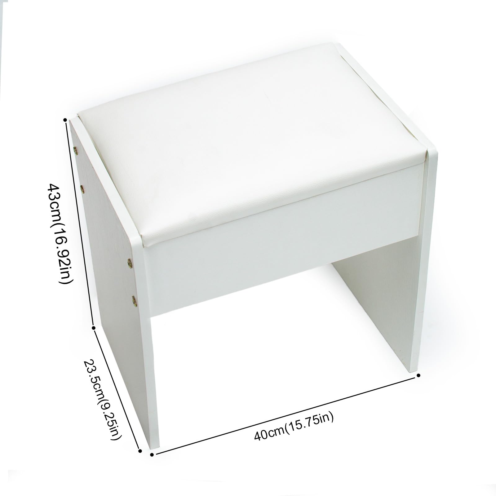 Vanity Desk, Makeup Table with Mirror and Lights, Dressing Table with 6 Drawer 3 Shelves Storage Unit, White Vanity Make Up Desk Bedroom Furniture (Vanity A07)