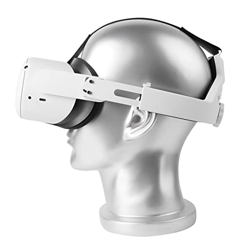 Adjustable Headband with Head Cushion Replacement Compatible for Oculus Quest 2 Enhance Support Reduce Pressure