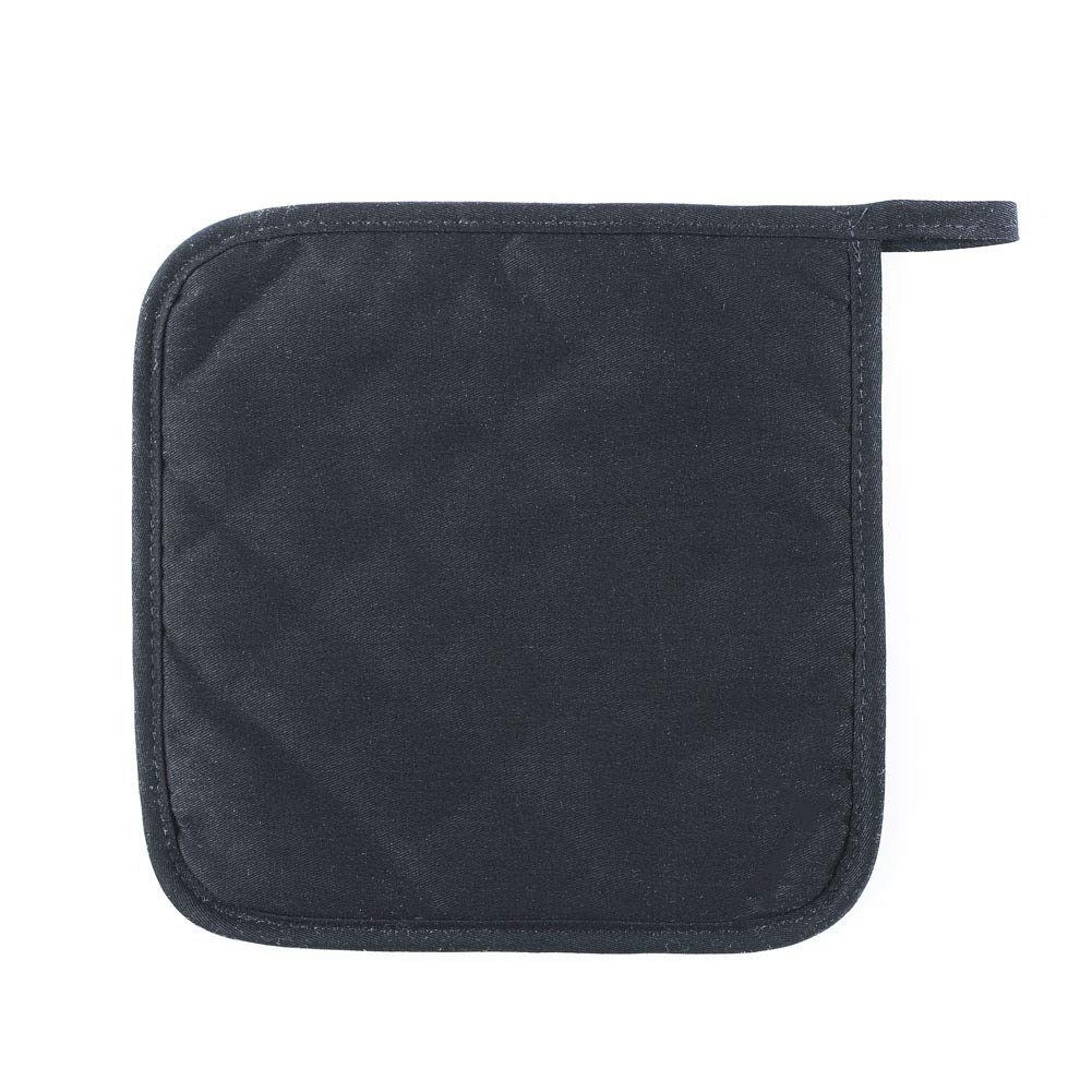 Anyi 100% Cotton Pot Holders, Kitchen Basic Potholder Heat Resistant, Terry Pot Holder Set for Cooking and Baking, Set of 3