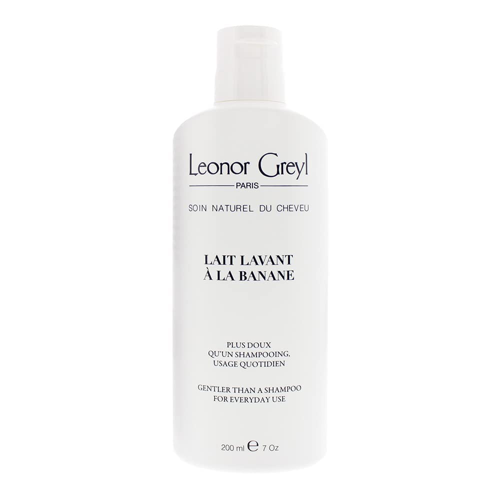 Leonor Greyl Paris - Lait Lavant a La Banane - Gentle Shampoo For Daily Use - Natural Purifying Hair Care Shampoo for All Hair Types (6.7 oz)