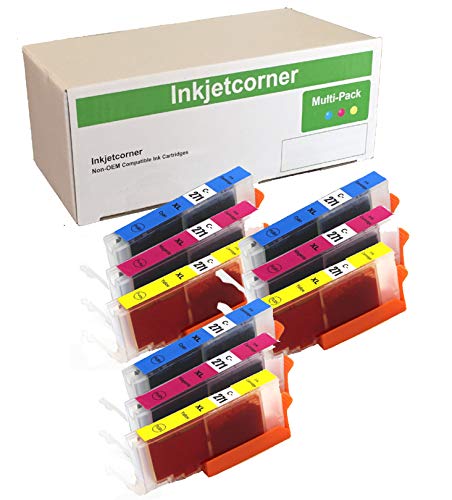 Inkjetcorner Compatible Ink Cartridges Replacement for CLI-271XL CLI 271 for use with MG5720 MG6820 TS5020 TS6020 MG7720 TS8020 TS9020 (3 Cyan, 3 Magenta, 3 Yellow, 9-Pack)