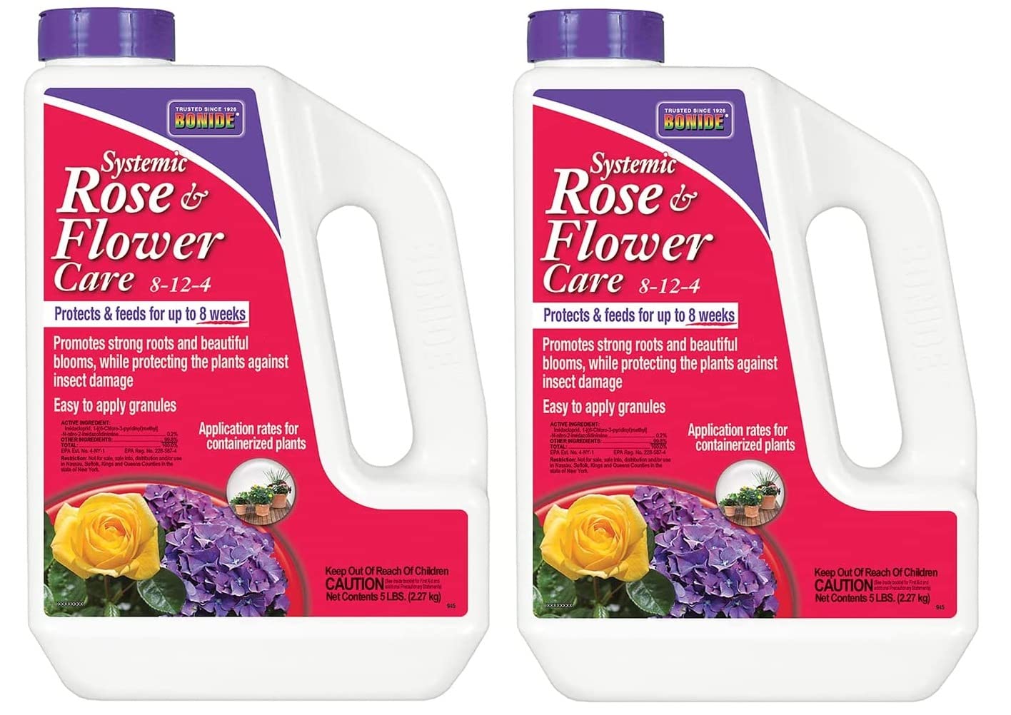 Bonide Products 945 Systemic Rose And Flower Care 8-12-4