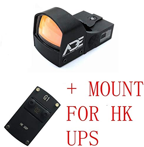 Ade Advanced Optics Compact RD3-009 Red Dot Reflex Sight for HK USP Pistol and Also a Standard Picatinny Mount