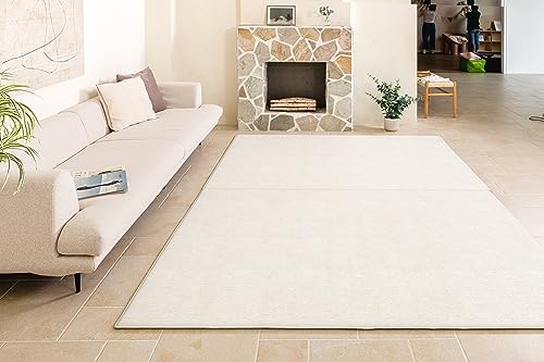 Parklon LaPure Soft Cushioned Baby Play Mat (Jelly Terrazzo + Sage Beige, One-Piece, Reversible, Water Resistant, Large)