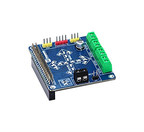 SB New Motorshield for Raspberry Pi 3,2,1 and Zero This Expansion Board can Control up to 4 Motors or 2 Stepper Motor, 2 IR sensors and a Single ultrasonic Sensor.