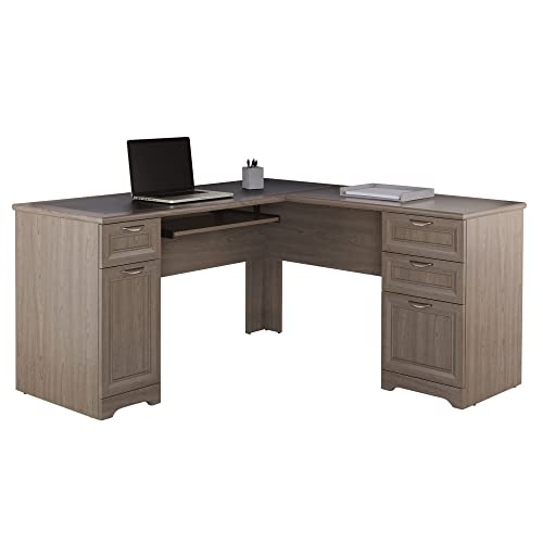 RealspaceĀ® Magellan 59"W L-Shape Corner Desk, Gray