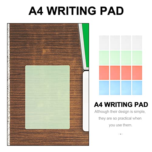 Clay Tools Home Tools 16Pcs Plastic A4 Writing Pads Translucent Test Paper Writing Boards Students A4 Writing Exam Mats for Home Offices (Mixed Color) Cutting Board Pottery Tools