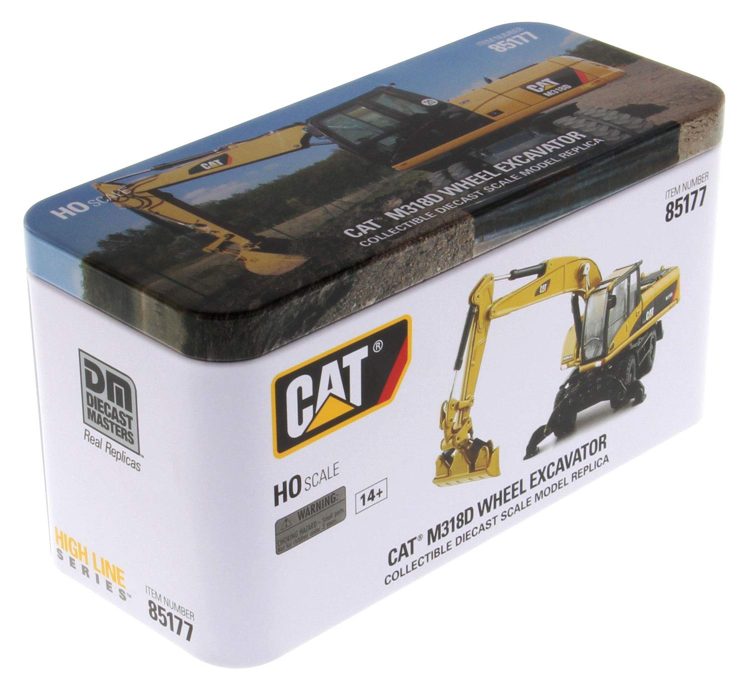 Diecast Masters 1:87 Caterpillar M318D Wheel Excavator β HO Series 85177
