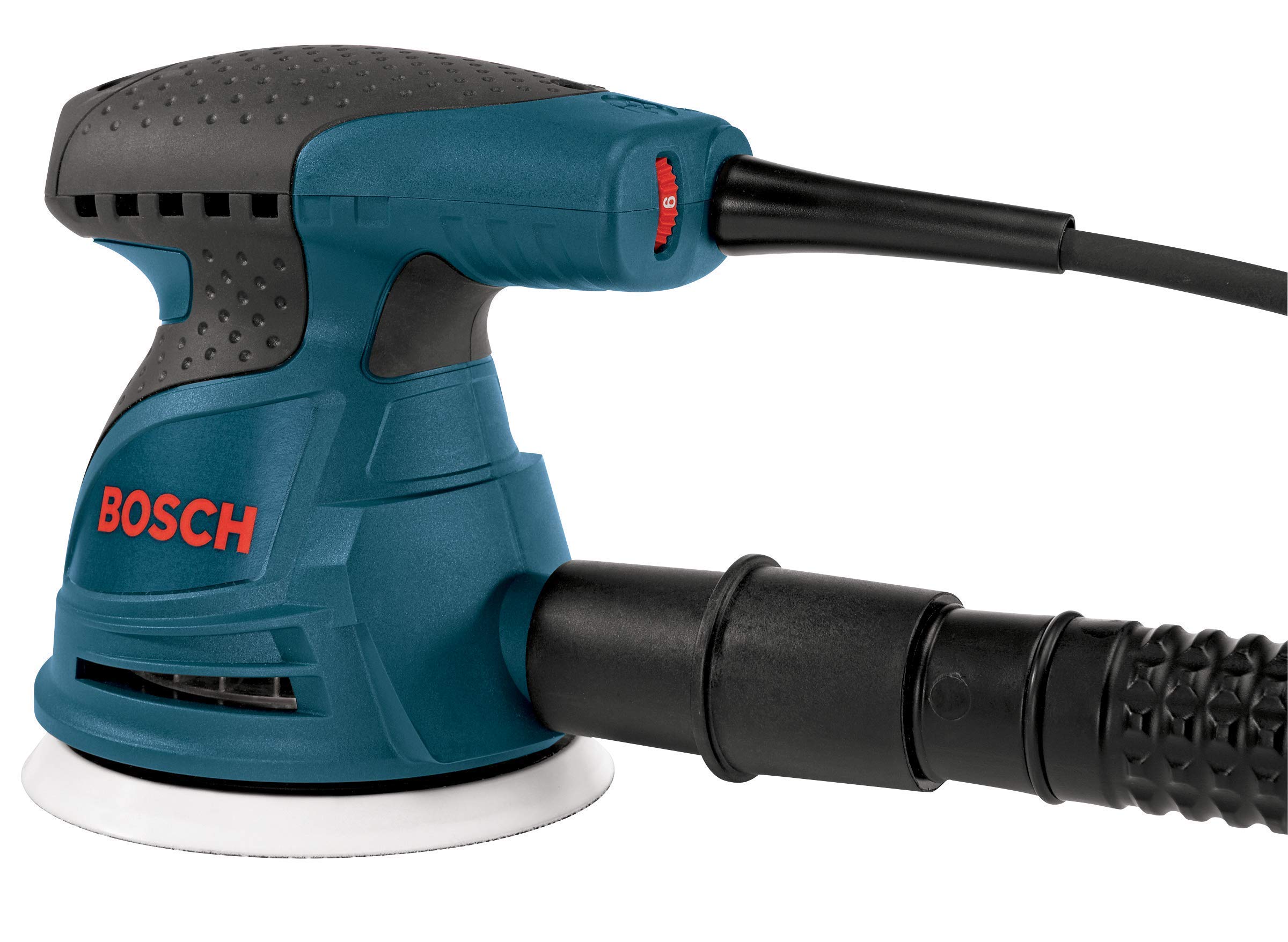 Bosch ROS20VSC-RT 5 in. VS Palm Random Orbit Sander Kit with Canvas Carrying Bag (Renewed)