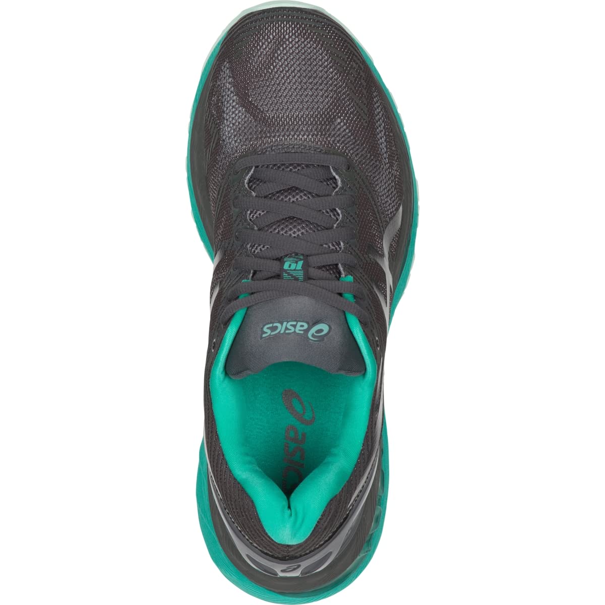 ASICS Women's Womens Gel-Nimbus 19 LITE-Show Athletic Shoe, Dark Grey/Black/Reflective, 6 Medium US
