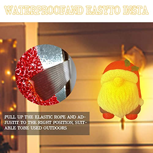 Christmas Gnome Lampshade Corridor Wall Lamp Dustproof Protective Cover for Home Garden Yard Porch Light Protection Shield christmas porch light covers decorations