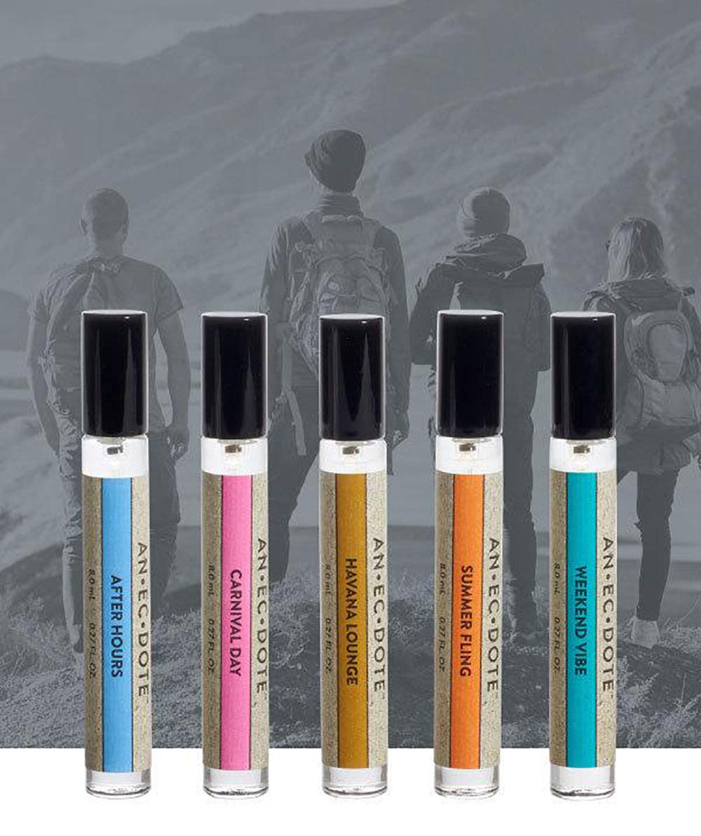 PB ParfumsBelcam Anecdote Fragrances Discovery Travel Set Five Fragrances Edt Sprays 0.27 Fl Ounce Each, 1.35 fluid_ounces, clear, 94500