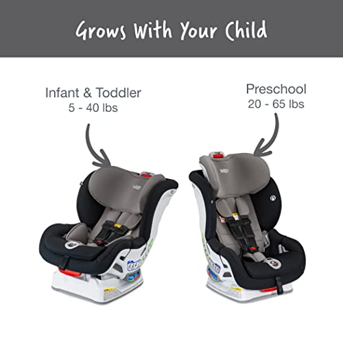 Britax Boulevard Clicktight Convertible Car Seat, Gray Contour SafeWash