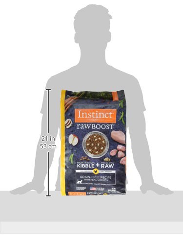 Instinct Raw Boost Grain Free Recipe with Real Chicken Natural Dry Cat Food, 10 lb. Bag